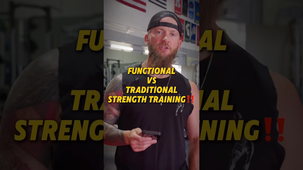 🔊Traditional STRENGTH vs FUNCTIONAL Training🤔⁉️ #FitnessTips #StrengthTraining #FunctionalTraining