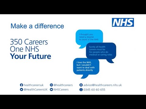 Career events talk: 350 Careers. One NHS. Your Future