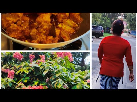 # Bengali vlog# Sunday special lunch menu😋😋 আর সাথে করলাম evening walk...🚶🚶