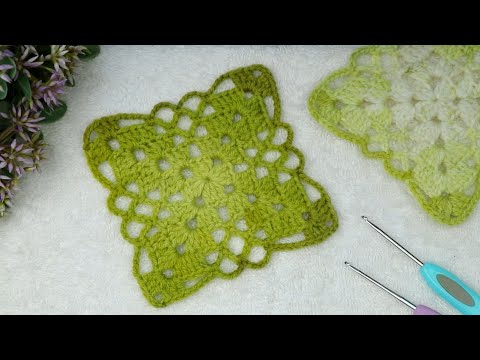 New Easy Crochet Granny Square pattern! Fantastic crochet stitch