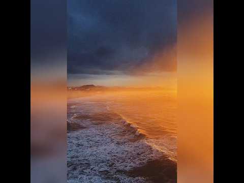 Golden sunset in Biarritz - France 🇫🇷