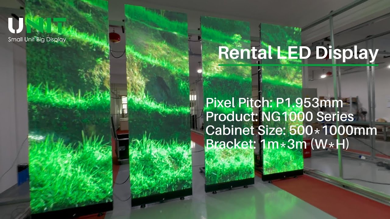Pantalla LED de alquiler 2025 para escenarios y eventos | Precio de fábrica - UNIT LED