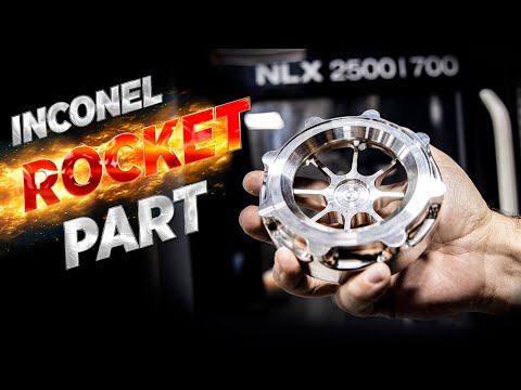 CNC Machining an Inconel Rocket Part for the CUTTING-EDGE New Aerospace Academy | DMG Mori NLX 2500