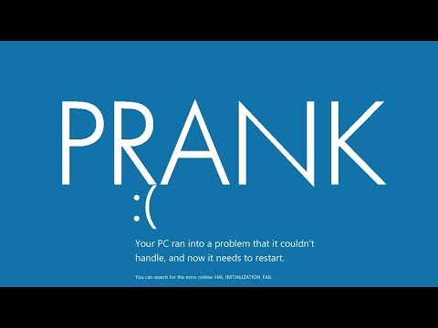 ☻ COMPUTER PRANK ☻ Microsoft WINDOWS 10 Crash ☻ Blue Screen of Death (BSOD) ☻ #Geek #Nerd #tech
