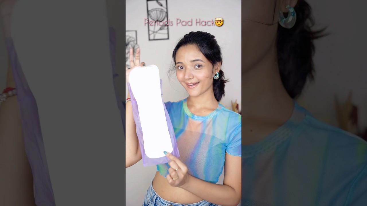 Best Sanitary Pad Hack Every Girl Should Know🤯✅ #girls #periods #sanitarypad #sanitarynapkins