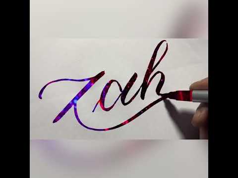 Zahra name calligraphy @immutallyartandcalligraphy3170