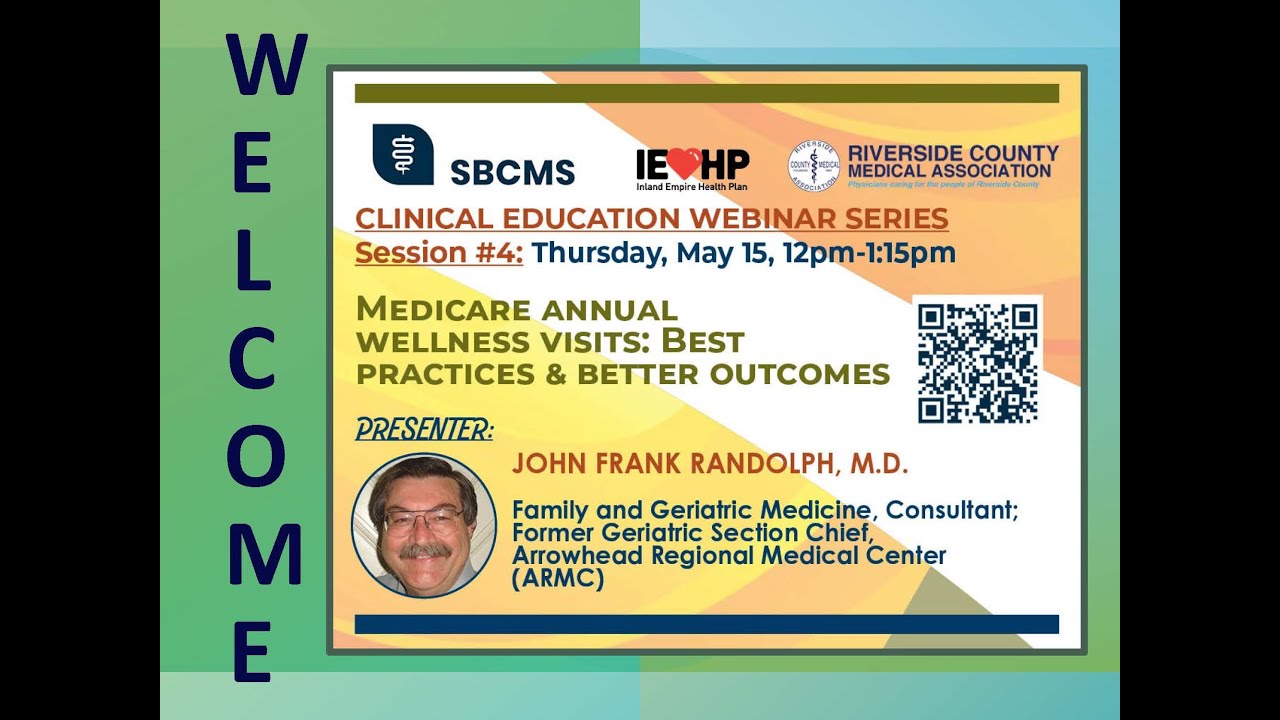 2025/26 CME Clinical Education Series: Medicare Annual Wellness Visits-Best Practices