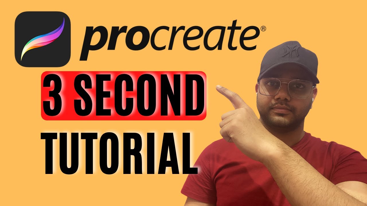 Procreate 3 SECOND Tutorial | Beginners Guide