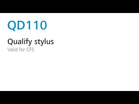 QD110 - Qualify stylus