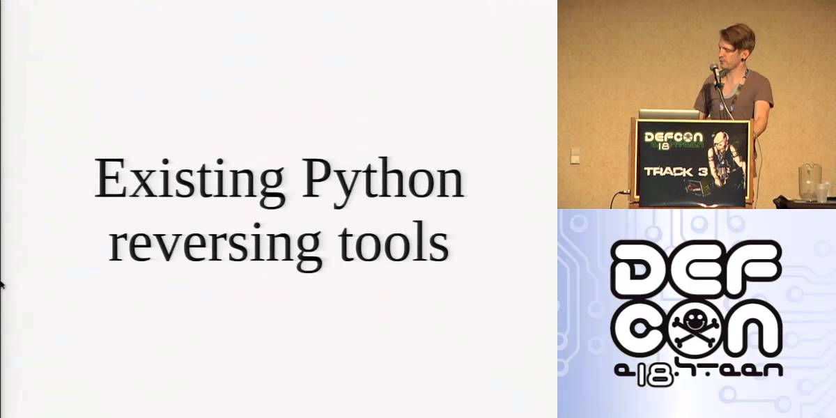 DEF CON 18 - Rich Smith - pyREtic - In-memory Reverse Engineering for Obfuscated Python Bytecode