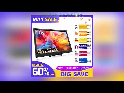 #11.6 Inch Portable Monitor HDMI-Compatible Laptop second screen Gaming Extended Display For Swi
