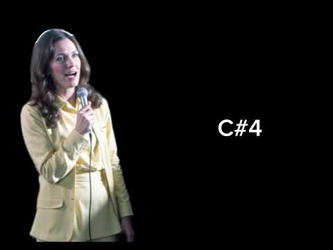 Karen Carpenter Best Vocal Range In The Early 1970’s
