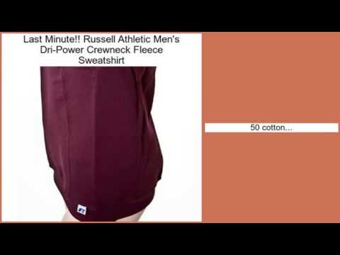Russell Athletic Men's Dri-Power Crewneck Fleece Sweatshirt Review