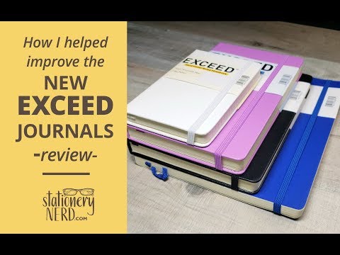 NEW Exceed Notebook at Walmart – how I helped improve it and a detailed review of all 4 sizes