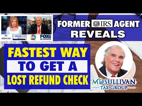 Former IRS Agent Explains The Fastest Way To Get A Lost Refund Check, Call 800-829-1954 & Form 3911