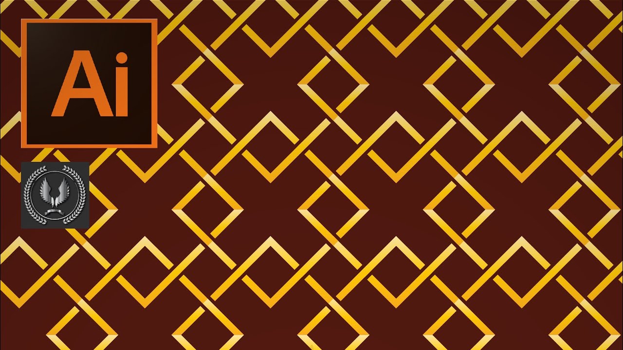 Adobe illustrator CC Tutorial - How to make Vector Pattern Background Design  #shorts #illustrator