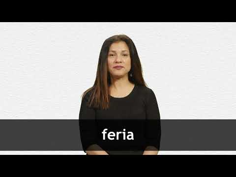English Translation of “FERIA” | Collins Spanish-English Dictionary