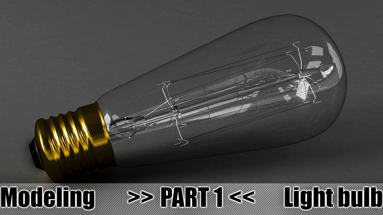 3DS MaX Tutorial - Edison Light Bulb Modeling PART 1