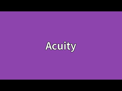 Acuity Meaning