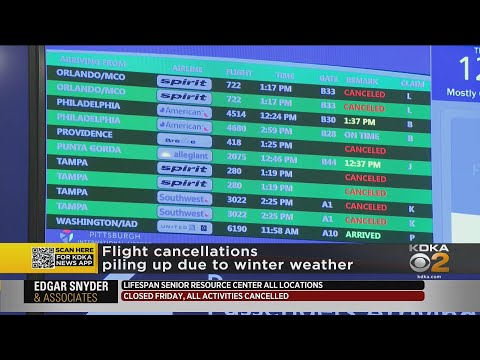 Neary 100 Flights Canceled At Pittsburgh International Airport