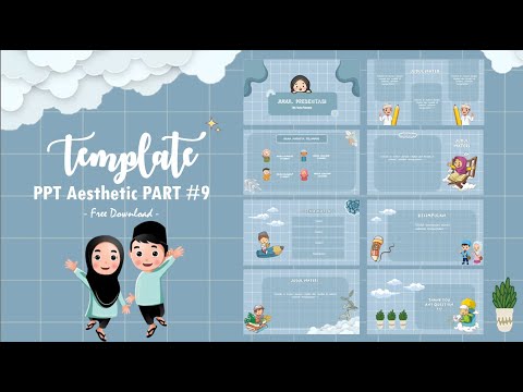Template PPT Aesthetic #9 Islamic Kids Series [Free Download]