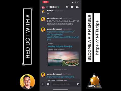 NFTS tips Discord RED DOT WITH #