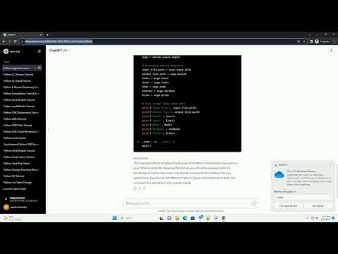 python command line parser