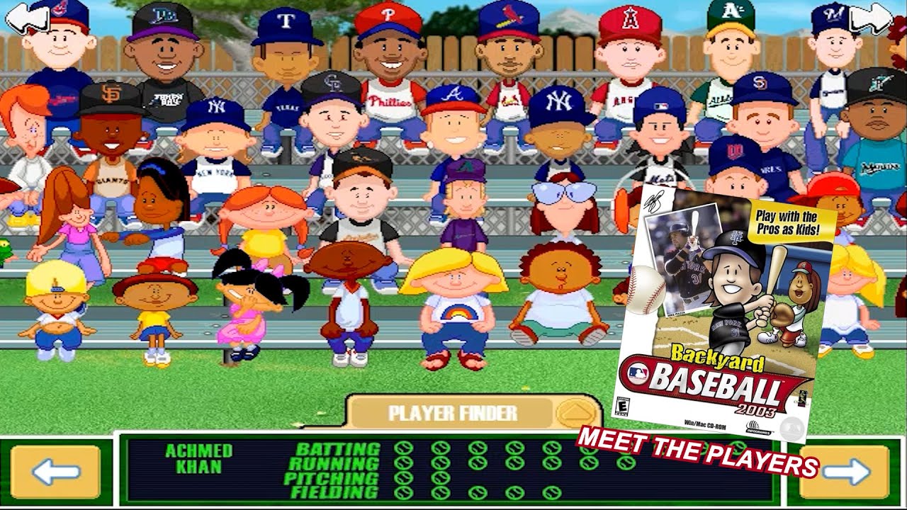 Backyard Baseball 2003 - Meet The Players