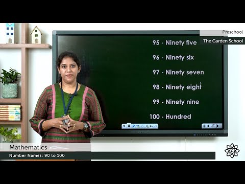 Prep 2 Mathematics Number Names 90 to 100 | Explained in Malayalam