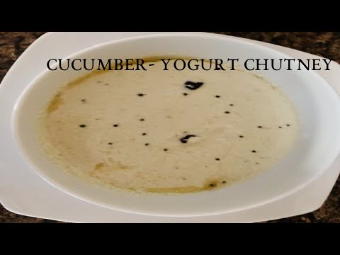 Cucumber-yogurt chutney# Dosakaya perugu pachadi # #South Indian Recipes