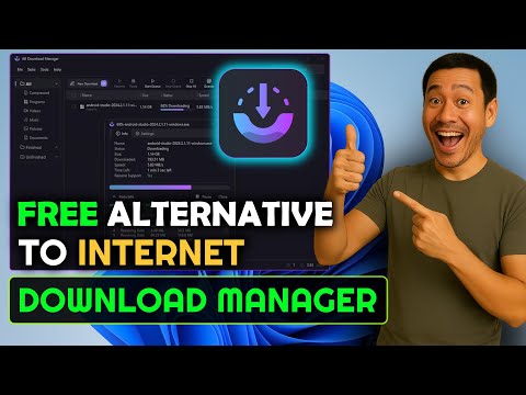 Best FREE File Download Manager! NEW FREE Alternative To The Internet Download Manager!