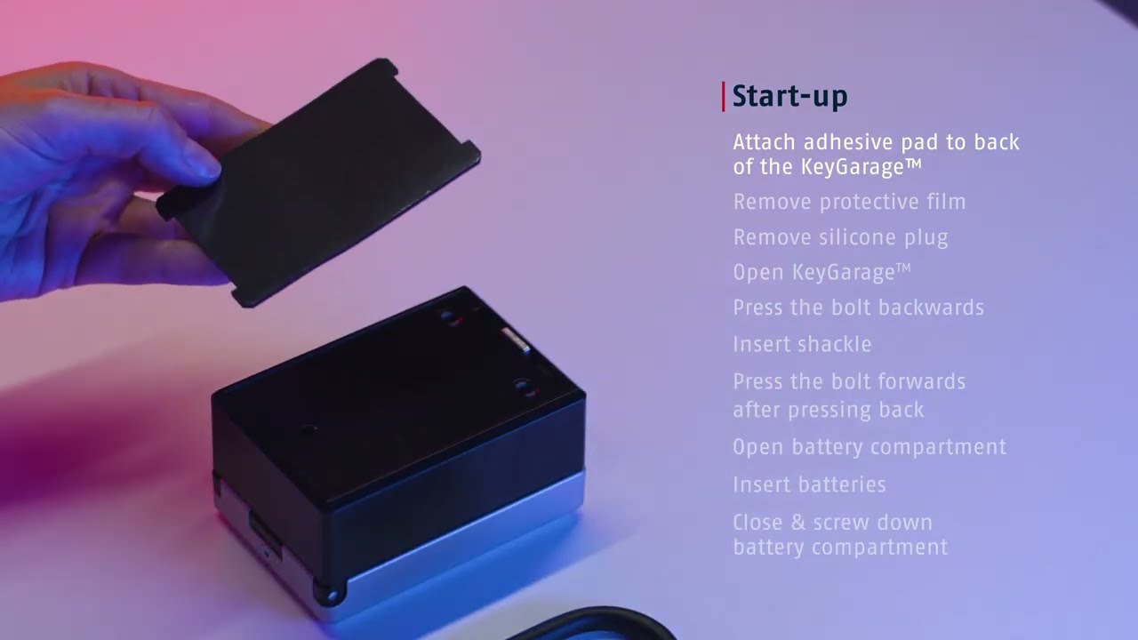 Assembly | ABUS KeyGarage™ 797 Smart Bluetooth® with shackle