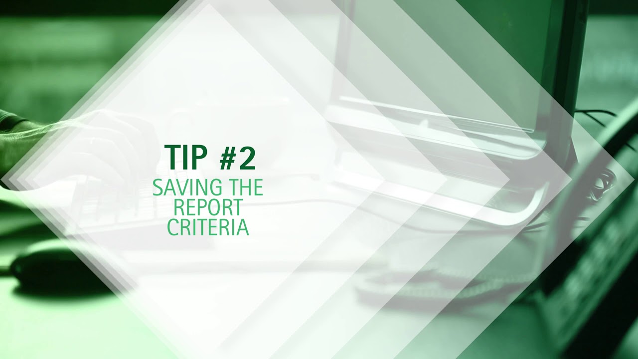Reporting - ABM Tips & Trick