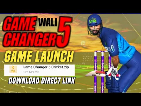 game changer 5 cricket game download APK link | full installation process