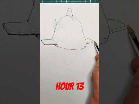 Hour 13 - form, technical skill #drawing #perspective #art #10000hours #10k