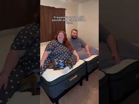 Corey and I are absolutely loving our new bed! #gifted The Titan Plus Luxe is a medium firmness