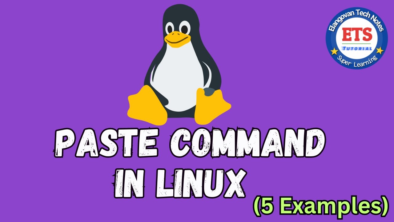 Paste Command in Linux with 5 Examples | Ubuntu Command line Tutorial