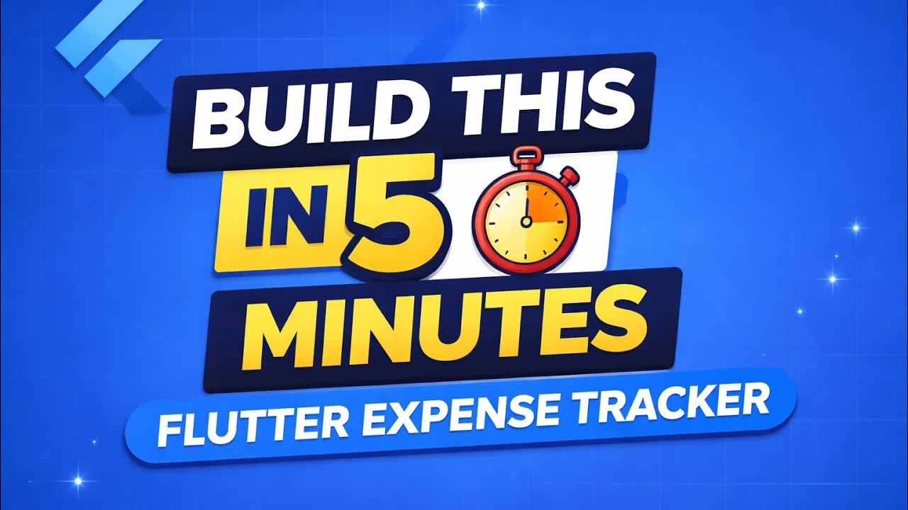 I Built a Flutter Expense Tracker in 5 Minutes (It Has a Bug 😭 Can You Find It?) | Beginner Tutorial