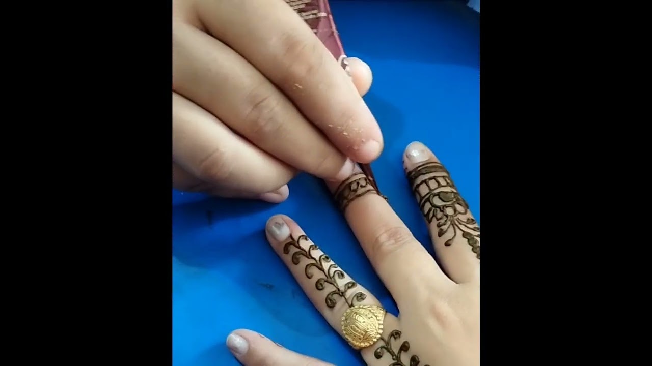 5 mint mehndi designs #viralvideo #trending #creative #ytshorts #biggners #copy #viral #systummm