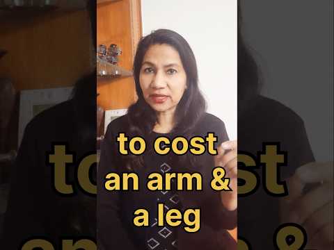 Idioms & Phrases | Vocabulary | To cost an arm & a leg #idiomsandphrases #vocabulary #english