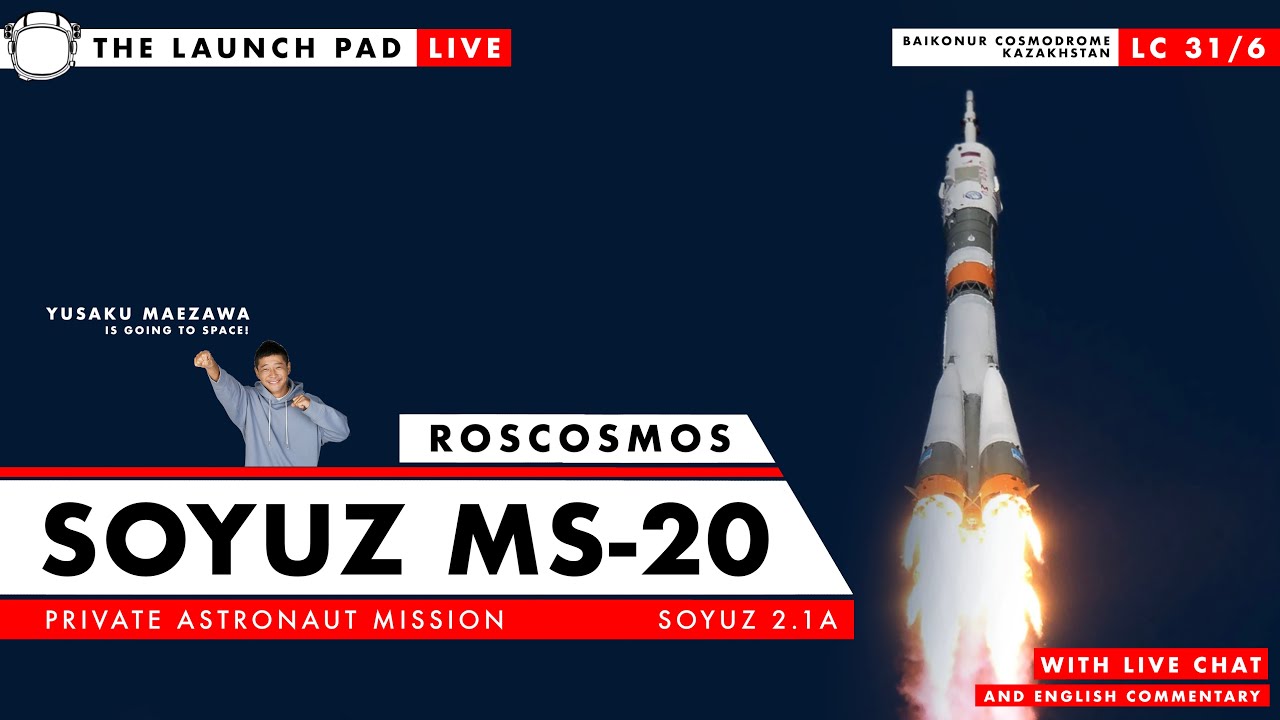 REPLAY! Soyuz MS-20 Crew Launch