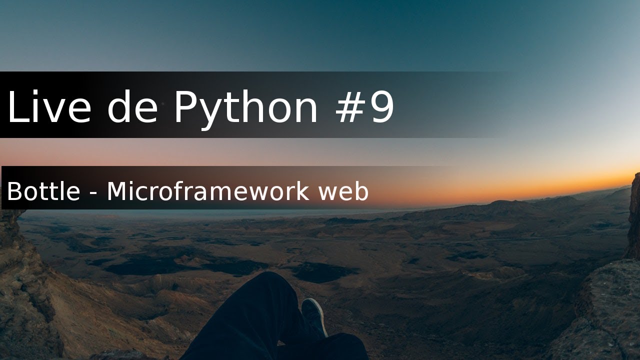 Live de Python #9 - Bottle - Microframework web