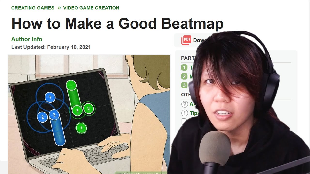 Learning osu! mapping with wikiHow