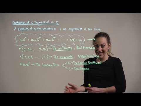 Definition of a Polynomial