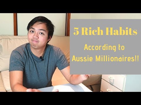Australian Millionaires | 5 Habits We Can Learn From the RIch