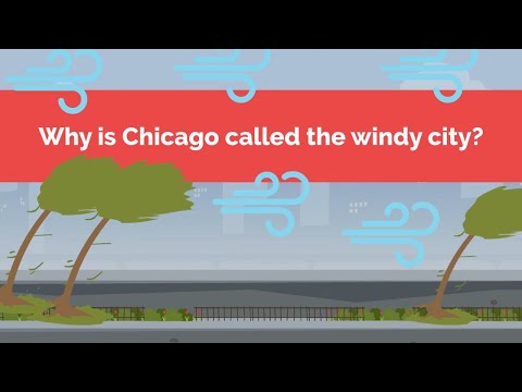 Why is Chicago called the windy city?