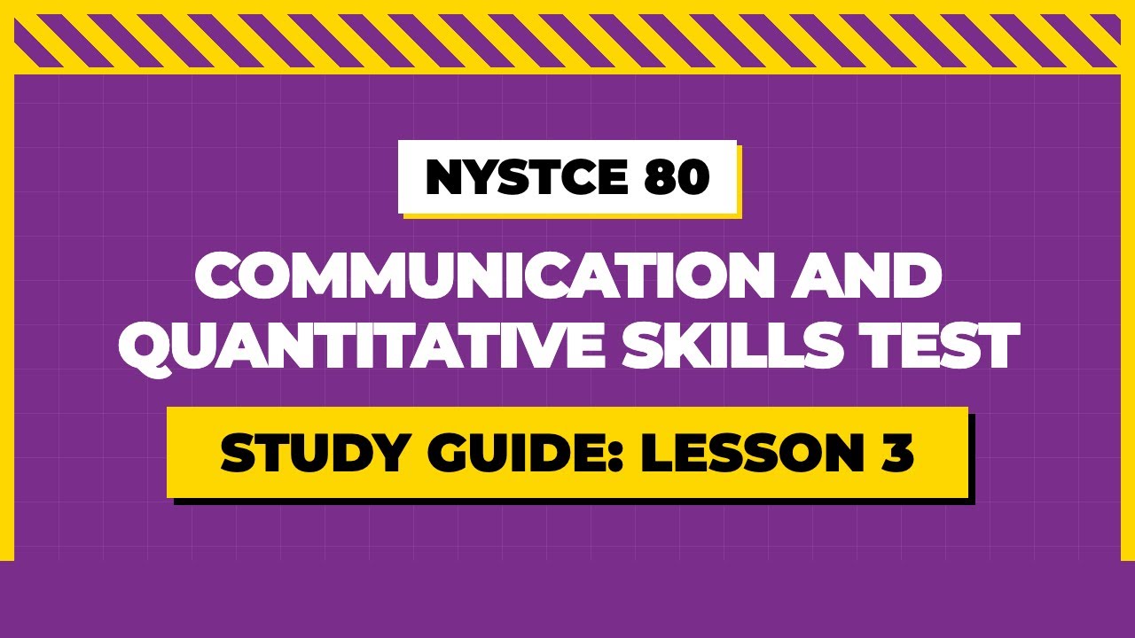 NYSTCE CQST 80 Lesson 3: Number Concepts Exam Prep Guide