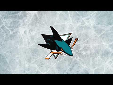 San Jose Sharks Spinning Logo Loop, Ice Background