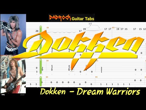 Dream Warriors - Dokken - Guitar + Bass TABS Lesson