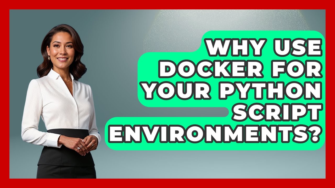 Why Use Docker For Your Python Script Environments? | Python Code School News